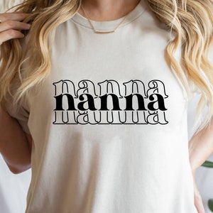 Nanna Svg, Digital Downloads, Stacked Svg, Family Svg, Mother's Day Svg ...