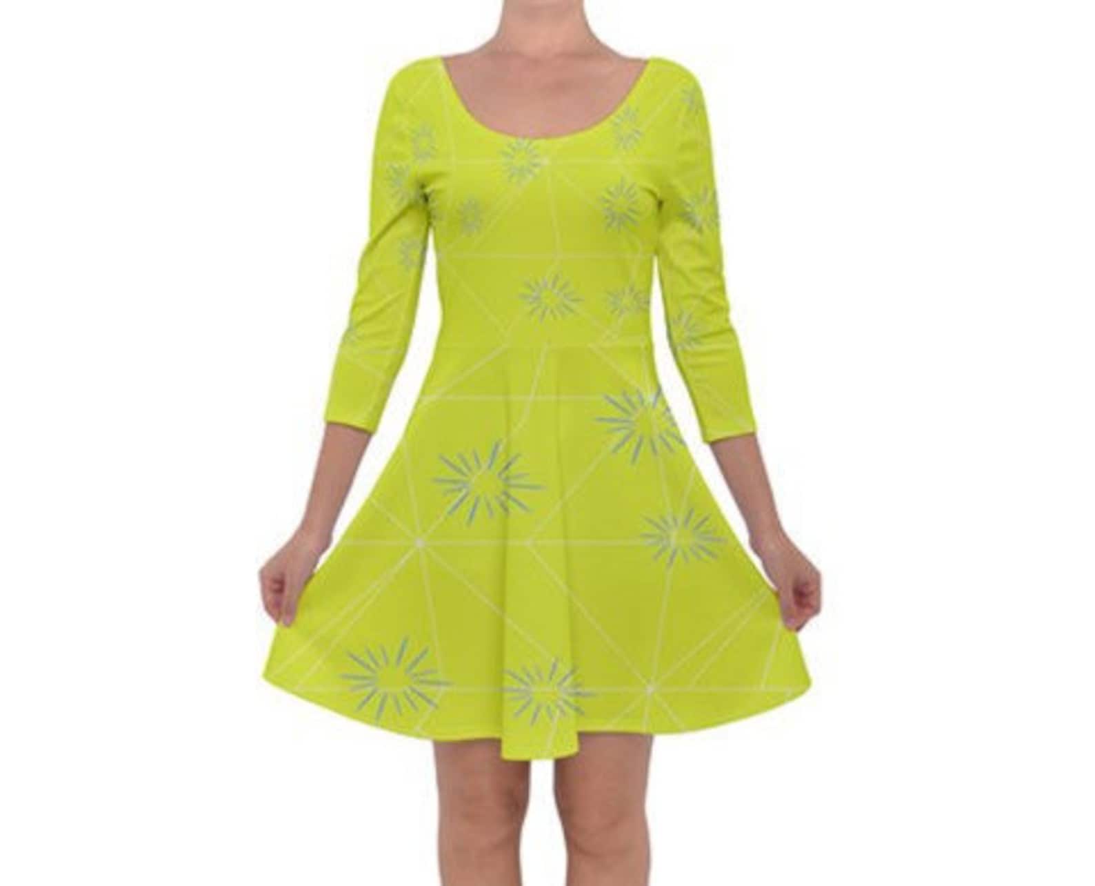 Adult Inside Out Joy Dress Joy Outfit Disney Birthday | Etsy