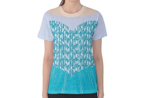 Frozen Elsa tshirt Elsa Costume for Woman Frozen Adult | Etsy