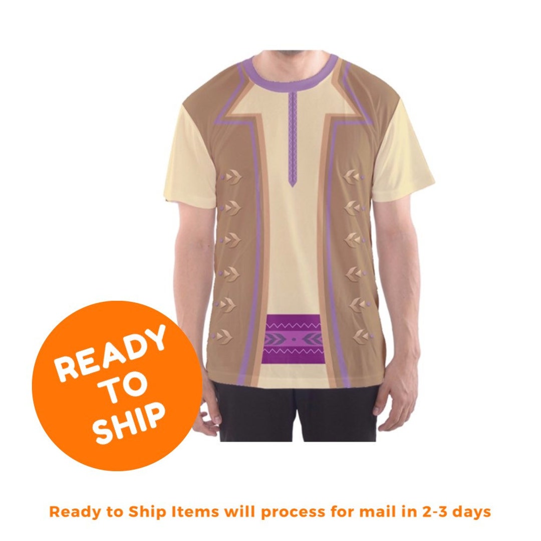 Adult Kristoff T-shirt Kristoff Top Sports Mesh Tee Running Costume ...