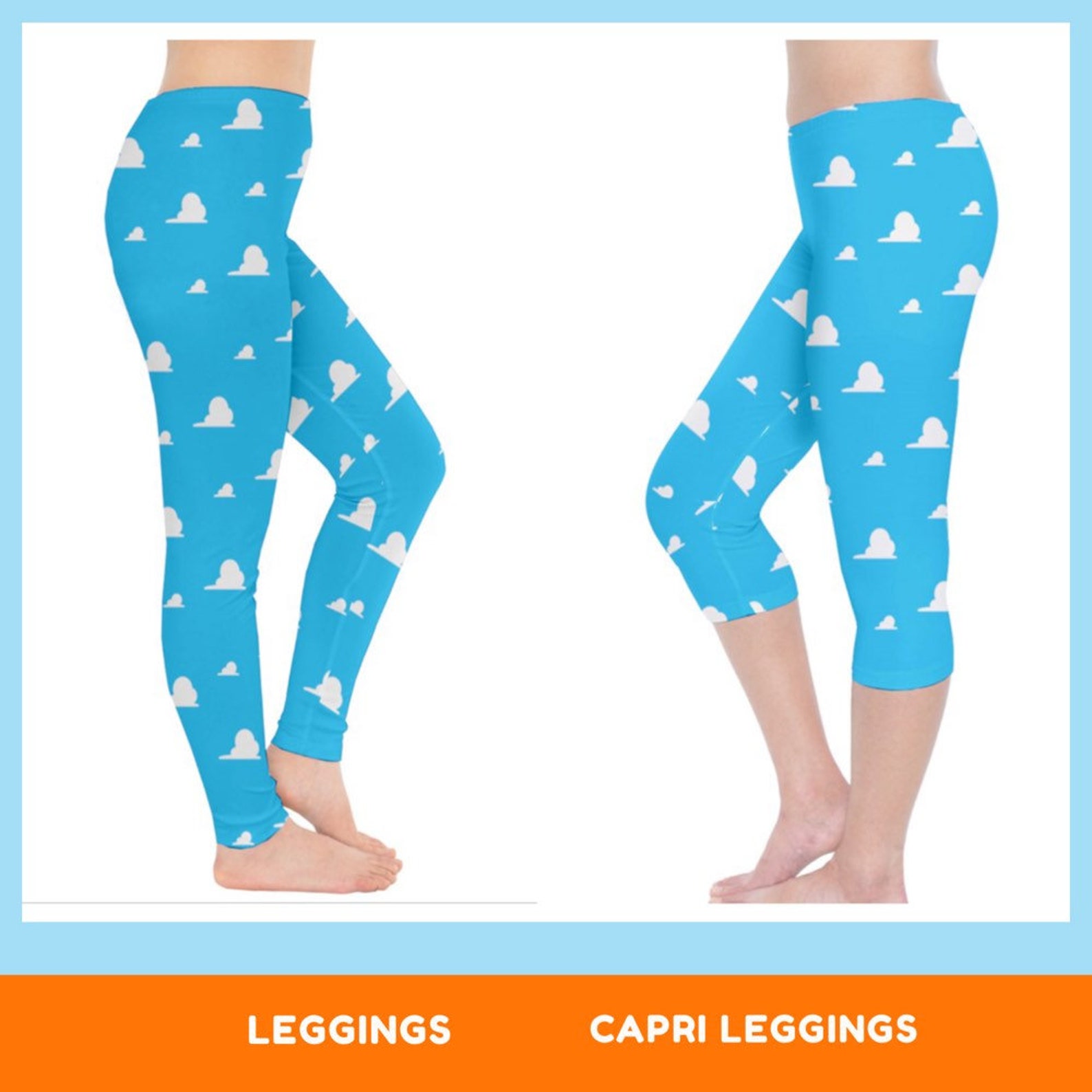 Woman Clouds Leggings Toy Story Running Costume | Etsy