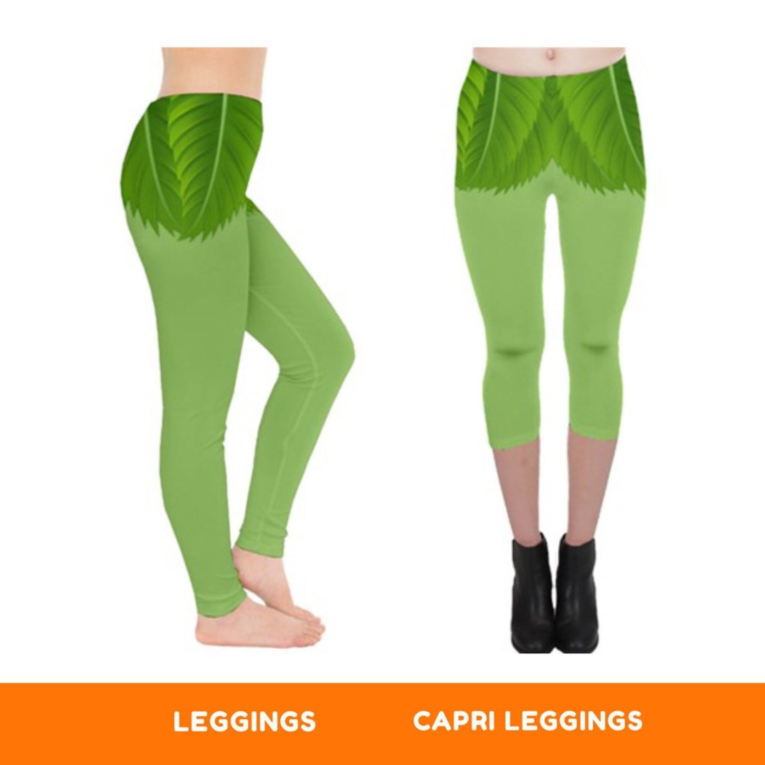 Adult Tinker Bell Leggings - Thinker Bell Costume for Woman - Adult ...