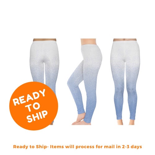 Princess Elsa Blue Leggings Frozen 2 Costume Disney Princess | Etsy