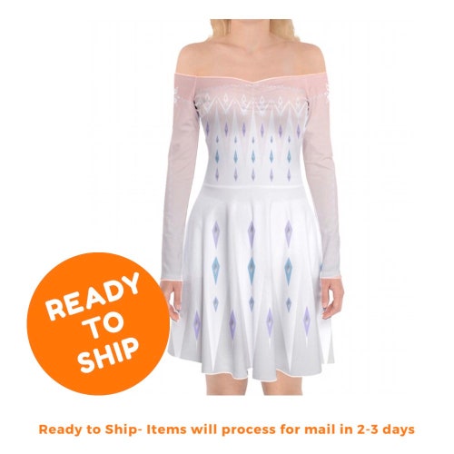 Elsa Frozen 2 Spirit Gown Disney Costume Cosplay - Etsy