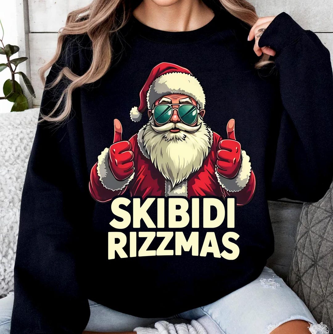 Skibidi Rizzmas PNG, Merry Rizzmas Png, Santa Bruh Christmas PNG, Rizz ...