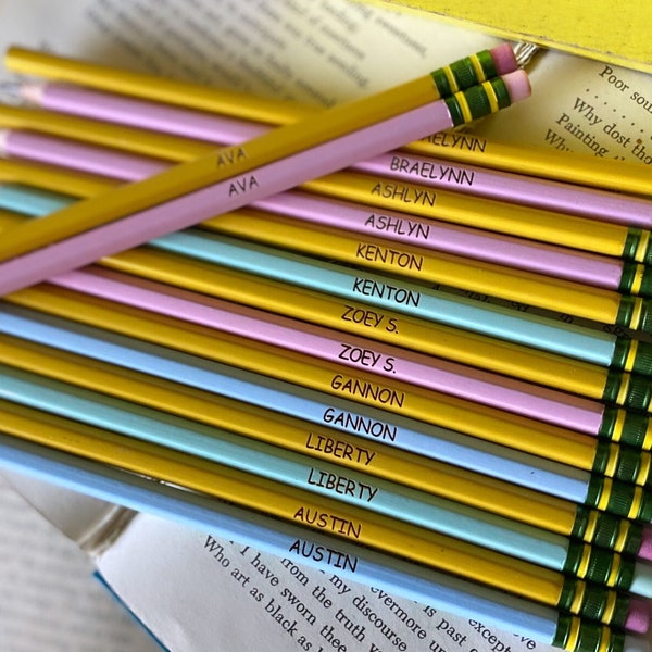 Custom Pencils - Etsy