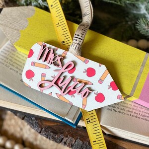 Teacher Name Gift, Teacher Gift, Teacher Door Name Sign, Back to School ...