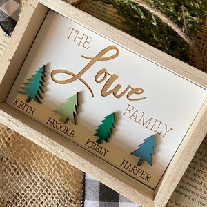 Family Tree Sign Family Name Sign Fall Family Sign - Etsy