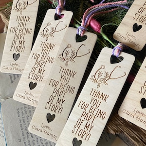 Nurse Gift, Gift for Nurses, Personalized Nurse Bookmark, Thank You ...
