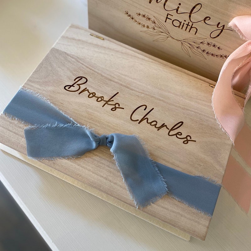 Baby Keepsake Box - Etsy