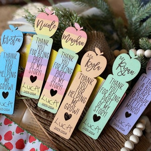 Students Signature Teacher Bookmark, Teacher Appreciation Gift ...