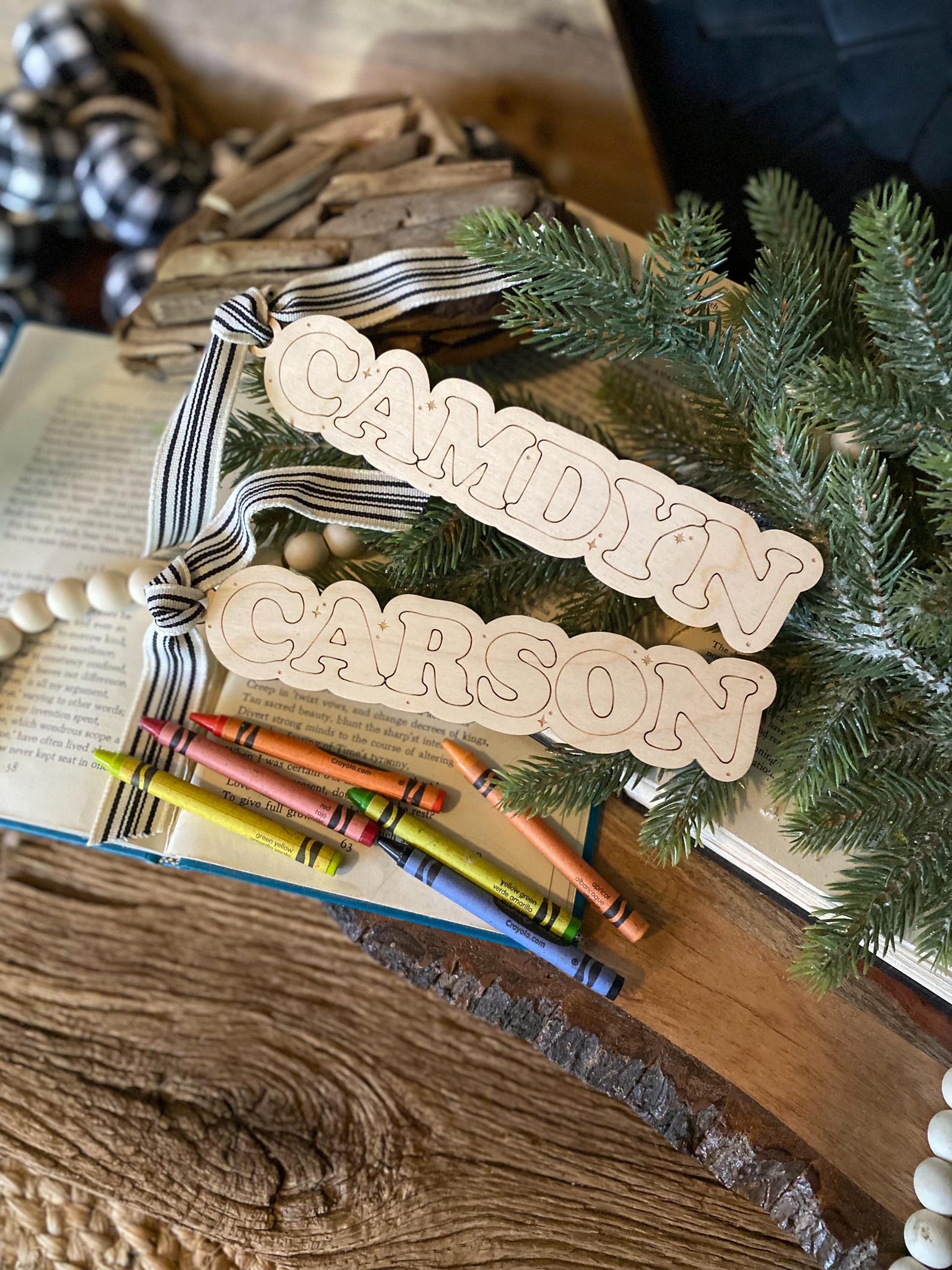 Personalized Color Me Name Bookmark: DIY Engraved Kids Gift - Etsy