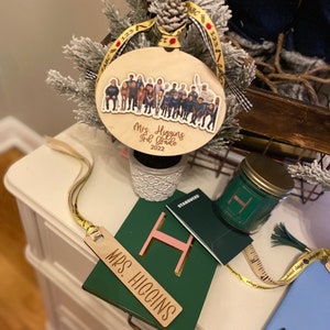 Class Picture Ornament, Gift for Teacher From Classroom, Gift From ...