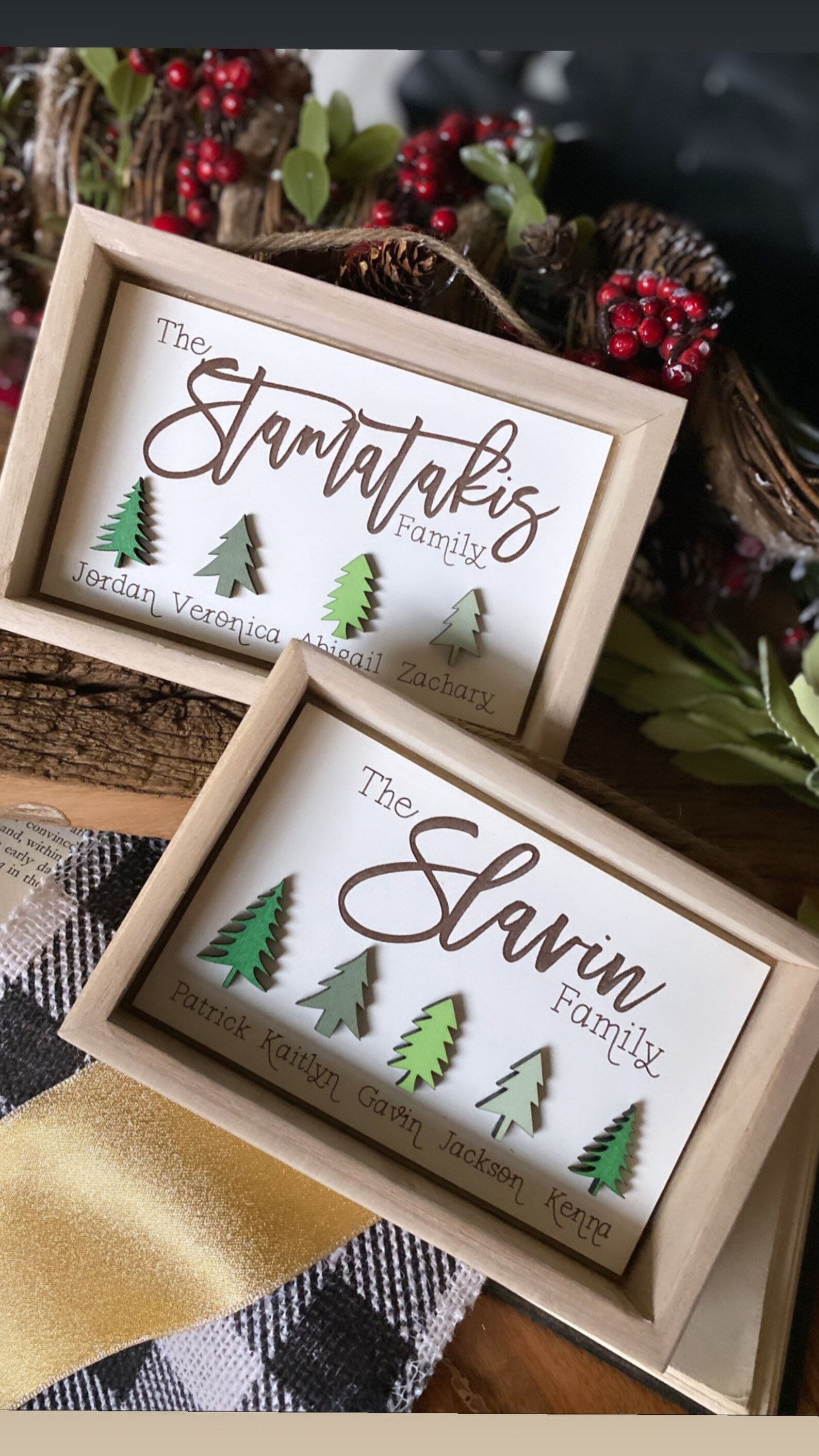 Family Tree Sign Family Name Sign Fall Family Sign - Etsy