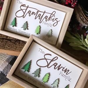 Family Tree Sign, Family Name Sign, Fall Family Sign, Personalized Gift ...