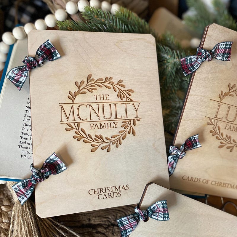 Christmas Card Holder - Etsy