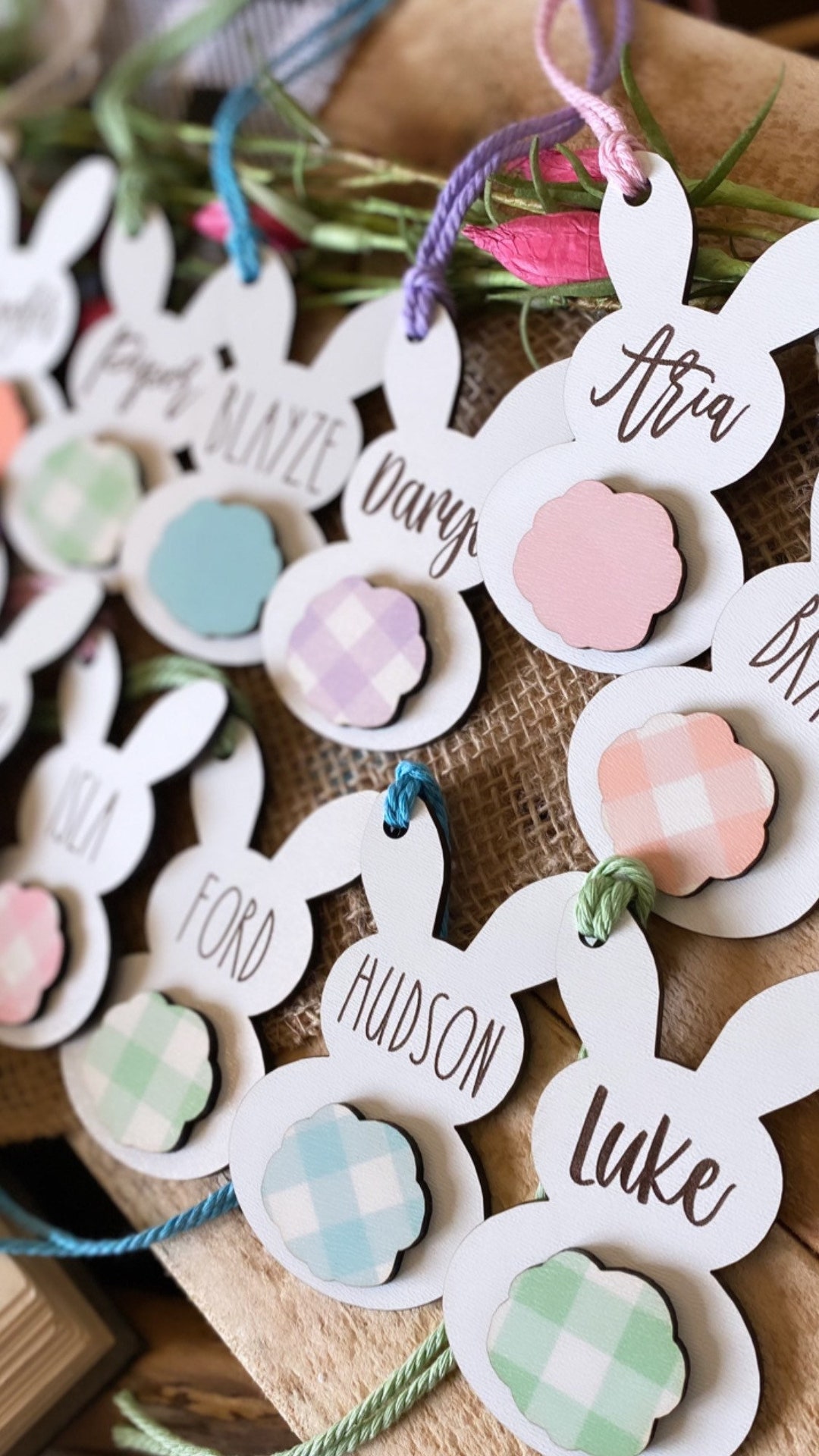 Easter Tag, Easter Basket Tag, Easter Name Tag, Personalized Easter Tag ...