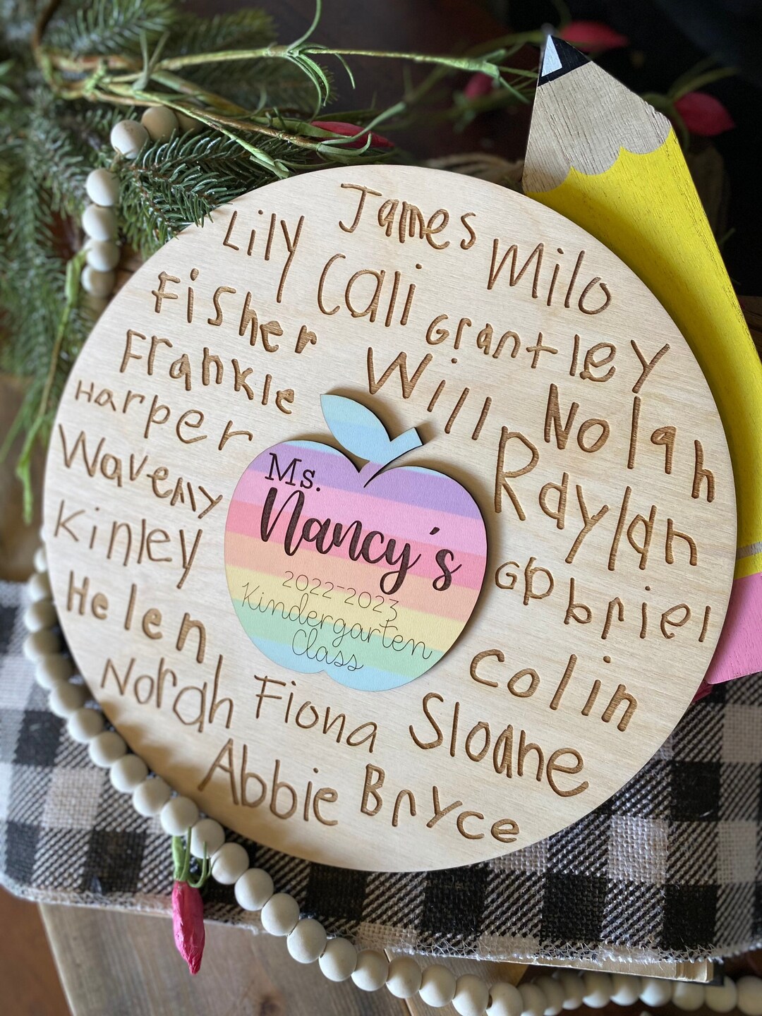 Teacher Gift Teacher Sign Student Signature Sign for - Etsy