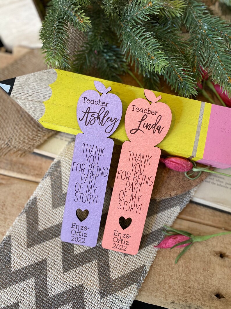 Teacher Bookmark Teacher Appreciation Gift Teacher Gift - Etsy