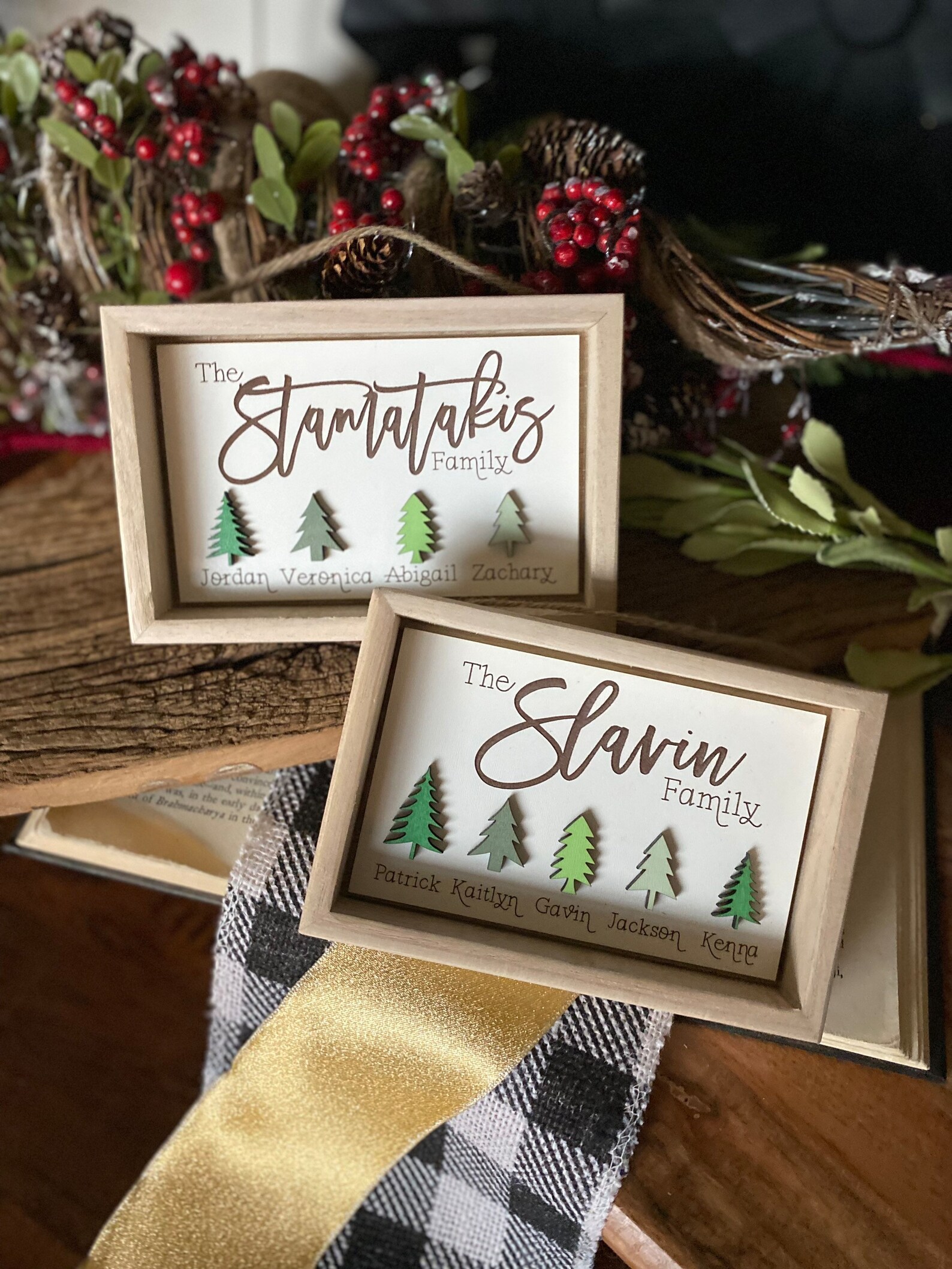 Family Tree Sign Family Name Sign Fall Family Sign - Etsy