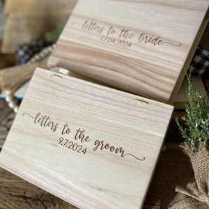 Letters to the Bride Box, Bridal Shower Gift, Wedding Gift Box ...