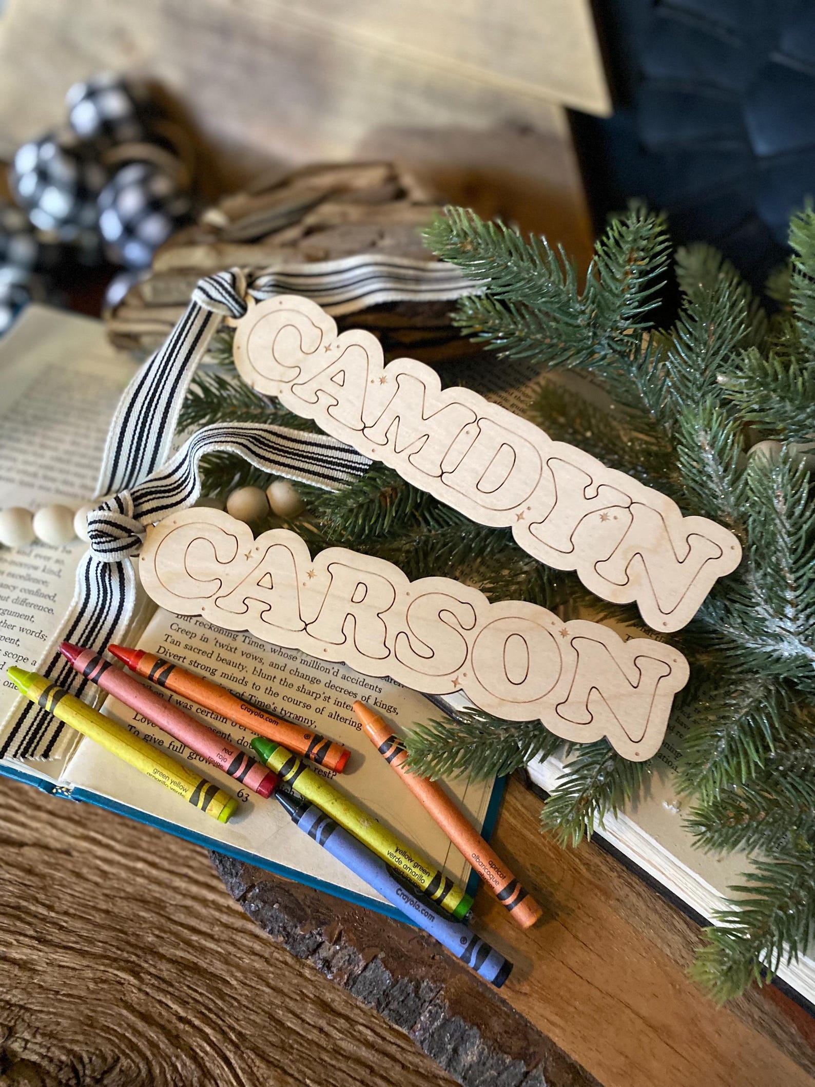 Personalized Color Me Name Bookmark: DIY Engraved Kids Gift - Etsy