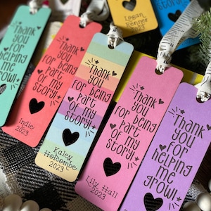 Teacher Bookmark, Teacher Appreciation Gift, Teacher Gift, Gift for ...