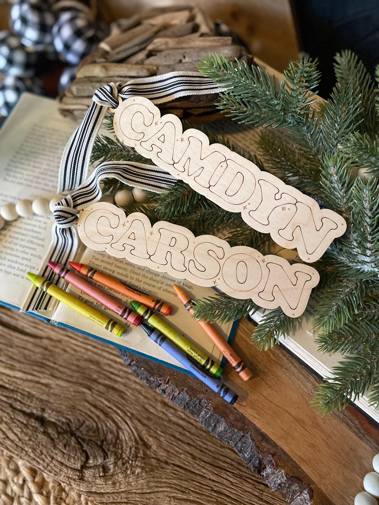 Personalized Color Me Name Bookmark: DIY Engraved Kids Gift - Etsy
