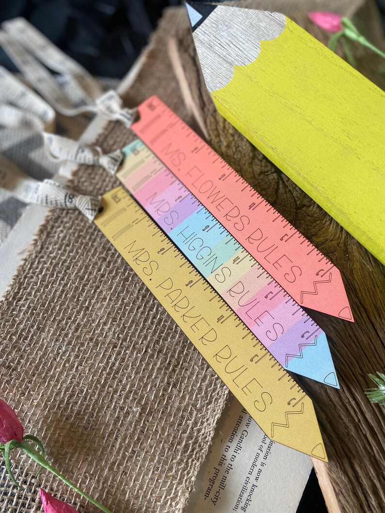 Teacher Gift Gift for Teachers Personalized Bookmark Thank - Etsy