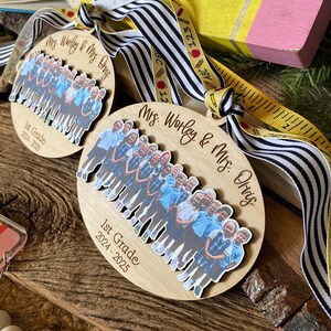 Class Picture Ornament, Gift for Teacher From Classroom, Gift From ...