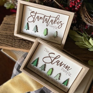 Family Tree Sign, Family Name Sign, Fall Family Sign, Personalized Gift ...