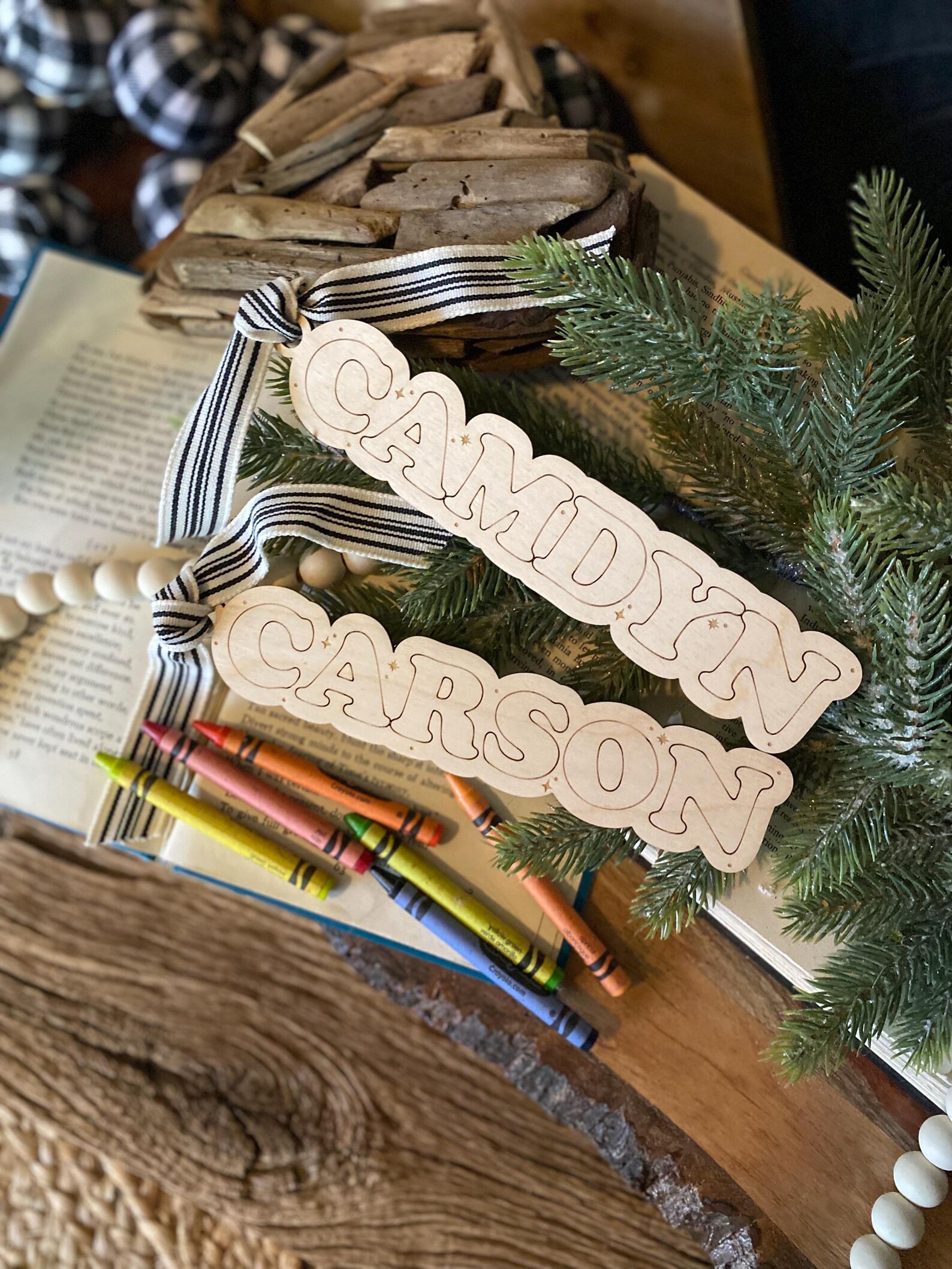 Personalized Color Me Name Bookmark: DIY Engraved Kids Gift - Etsy