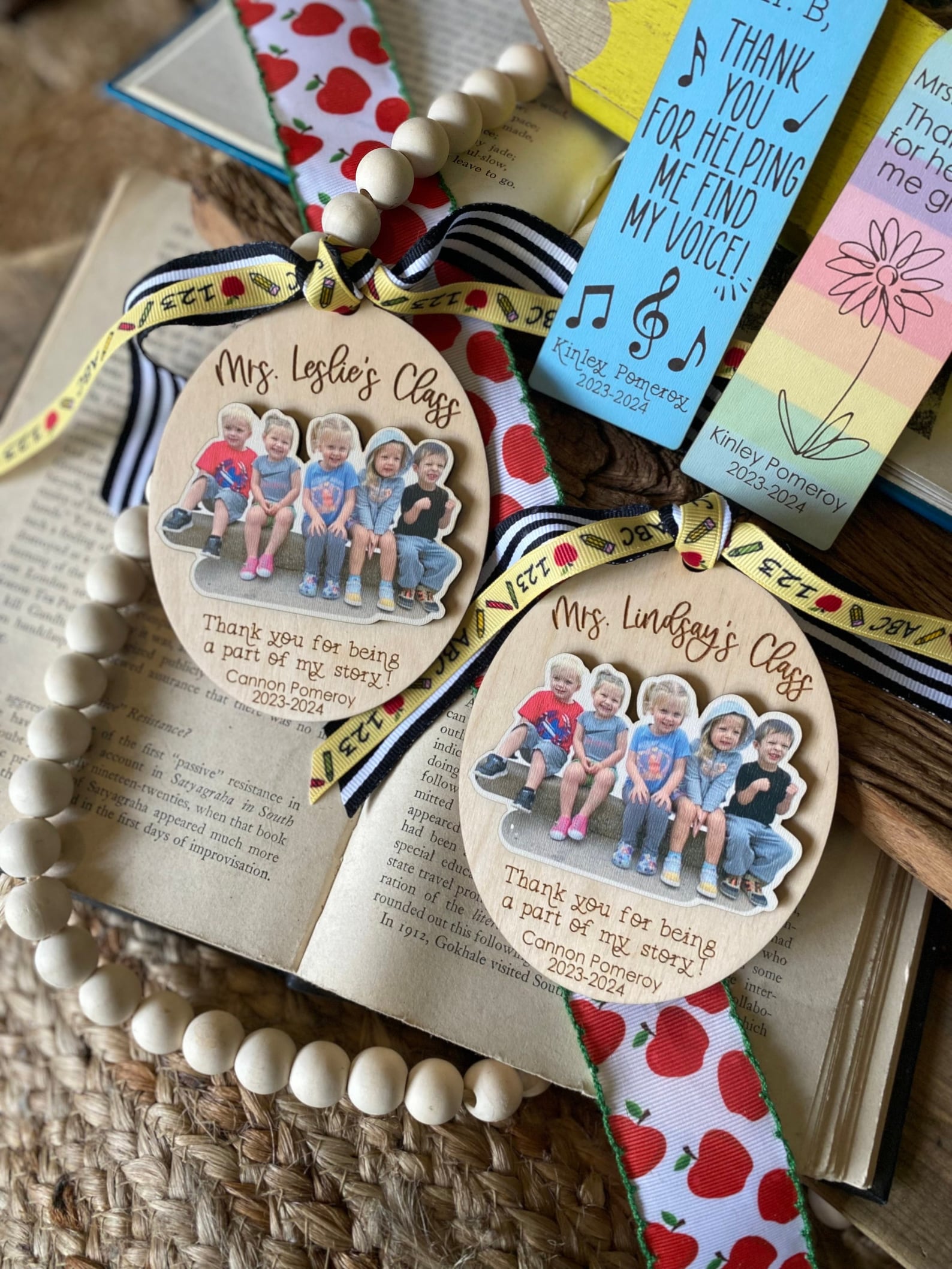 Class Picture Ornament, Gift for Teacher From Classroom, Gift From ...