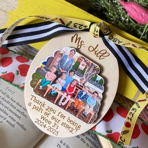 Class Picture Ornament, Gift for Teacher From Classroom, Gift From ...