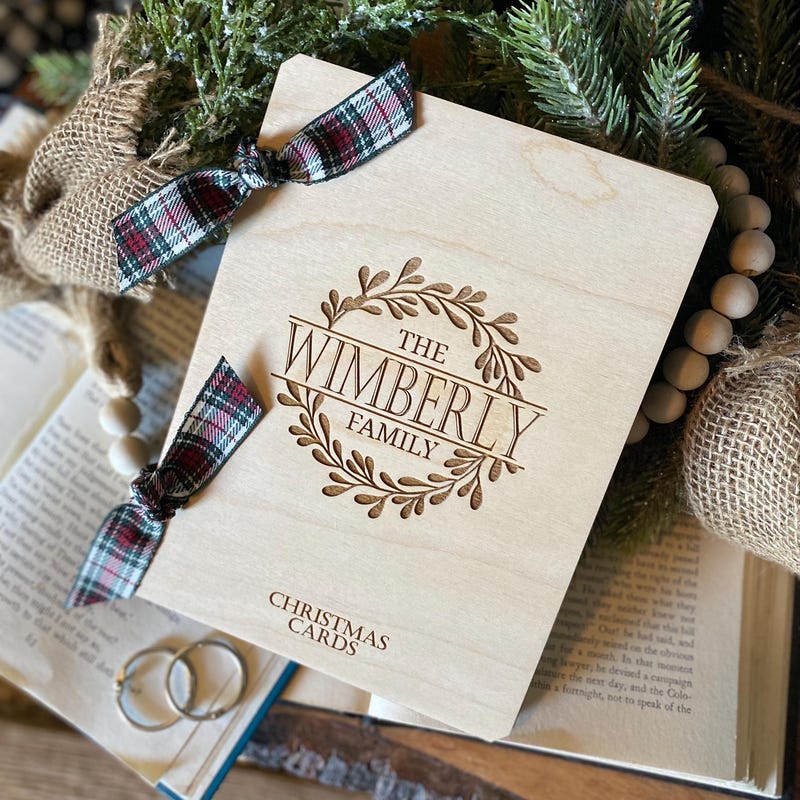 Christmas Card Holder - Etsy