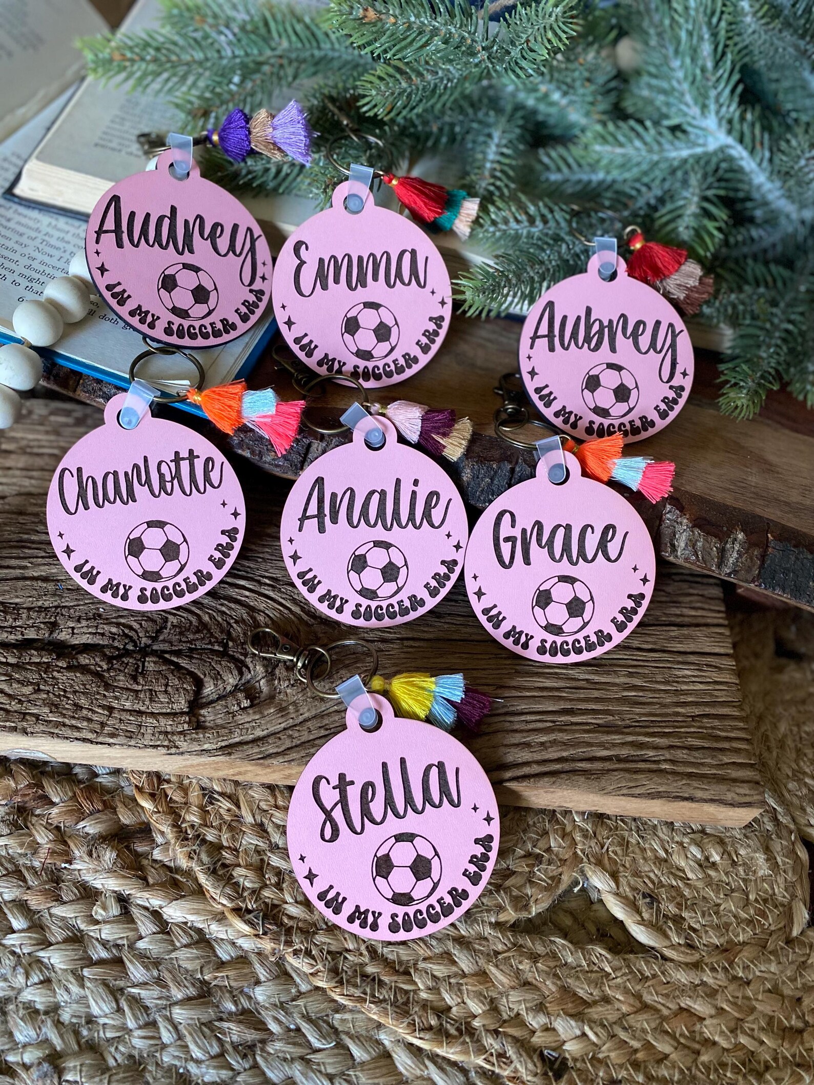Personalized Soccer Team Keychain: Engraved Sports Gift - Etsy