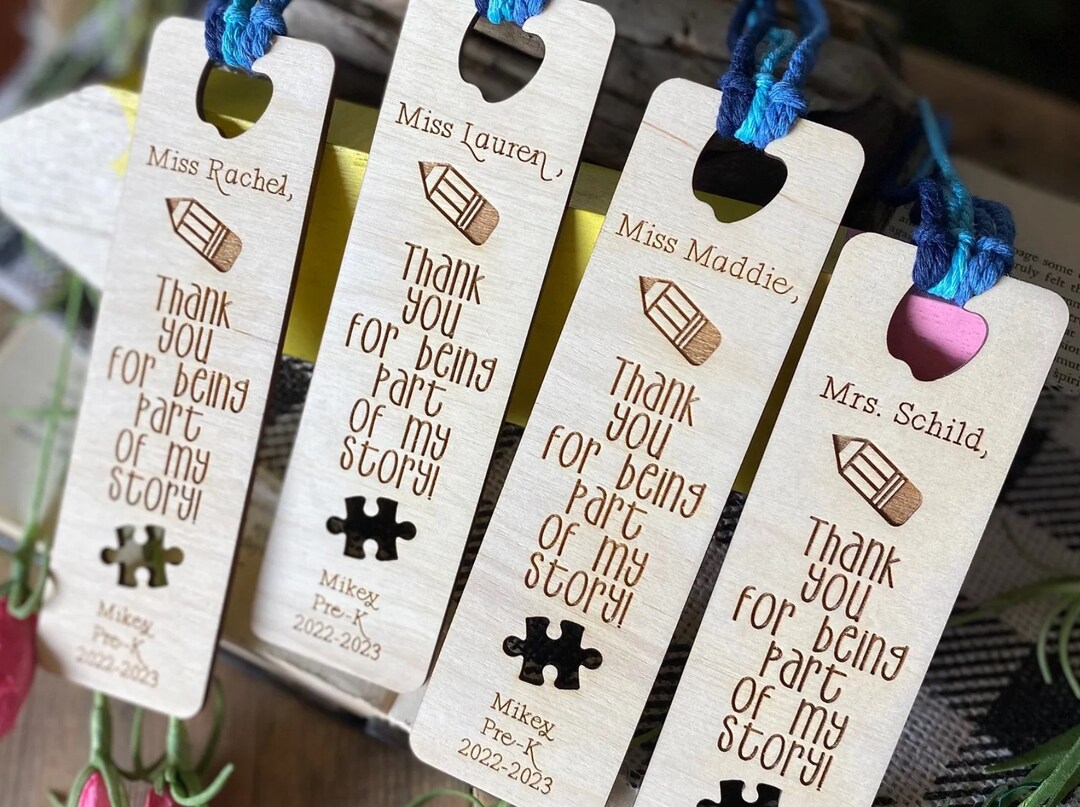 Autism Teacher Gift, Autism Bookmark, Gift for Teacher, Teacher Gift ...