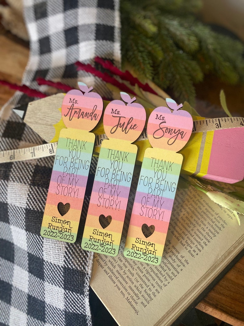 Teacher Bookmark Teacher Appreciation Gift Teacher Gift - Etsy