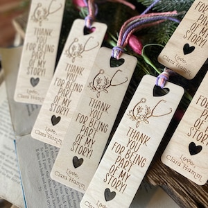 Nurse Gift, Gift for Nurses, Personalized Nurse Bookmark, Thank You ...