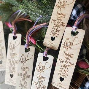 Nurse Gift, Gift for Nurses, Personalized Nurse Bookmark, Thank You ...