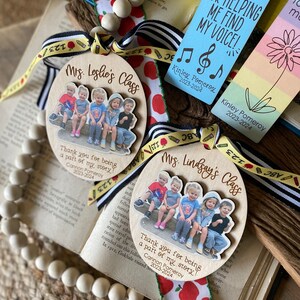 Class Picture Ornament, Gift for Teacher From Classroom, Gift From ...