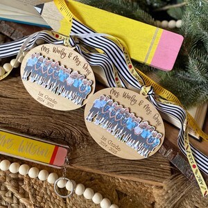 Class Picture Ornament, Gift for Teacher From Classroom, Gift From ...