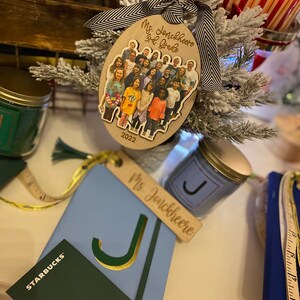 Class Picture Ornament, Gift for Teacher From Classroom, Gift From ...