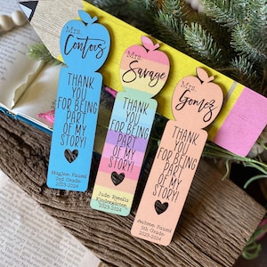 Teacher Bookmark, Teacher Appreciation Gift, Christmas Teacher Gift ...