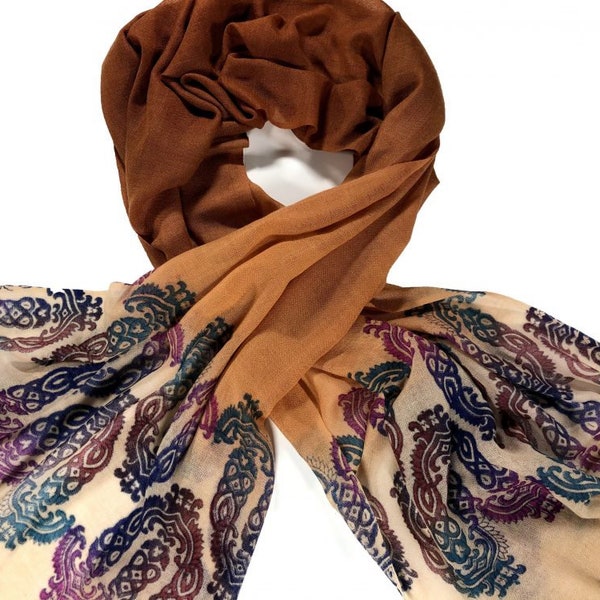 Silk Screen Scarf - Etsy