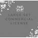 Commercial License - for One Clip Art Set - Etsy