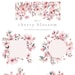 Cherry Blossom Flower Clipart Spring Floral Graphics Delicate Pink ...