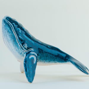 Humpback Whale Ceramic Sculpture - Perfect Gift for Couples, It ...