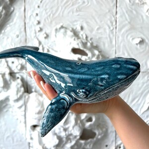 Humpback Whale Ceramic Sculpture Perfect Gift or Present for Ocean ...