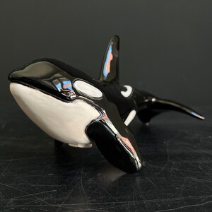 Orca Ceramic Figurine - Killer Whale Crafted With Love - Etsy